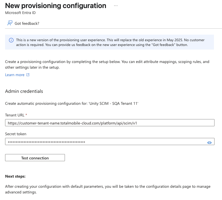 Configure Your SCIM - Azure Entra ID